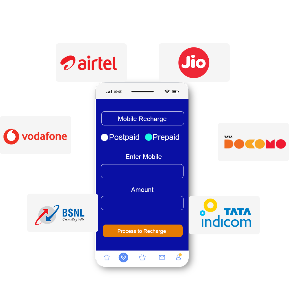Mobile, DTH, Data Card Recharge API